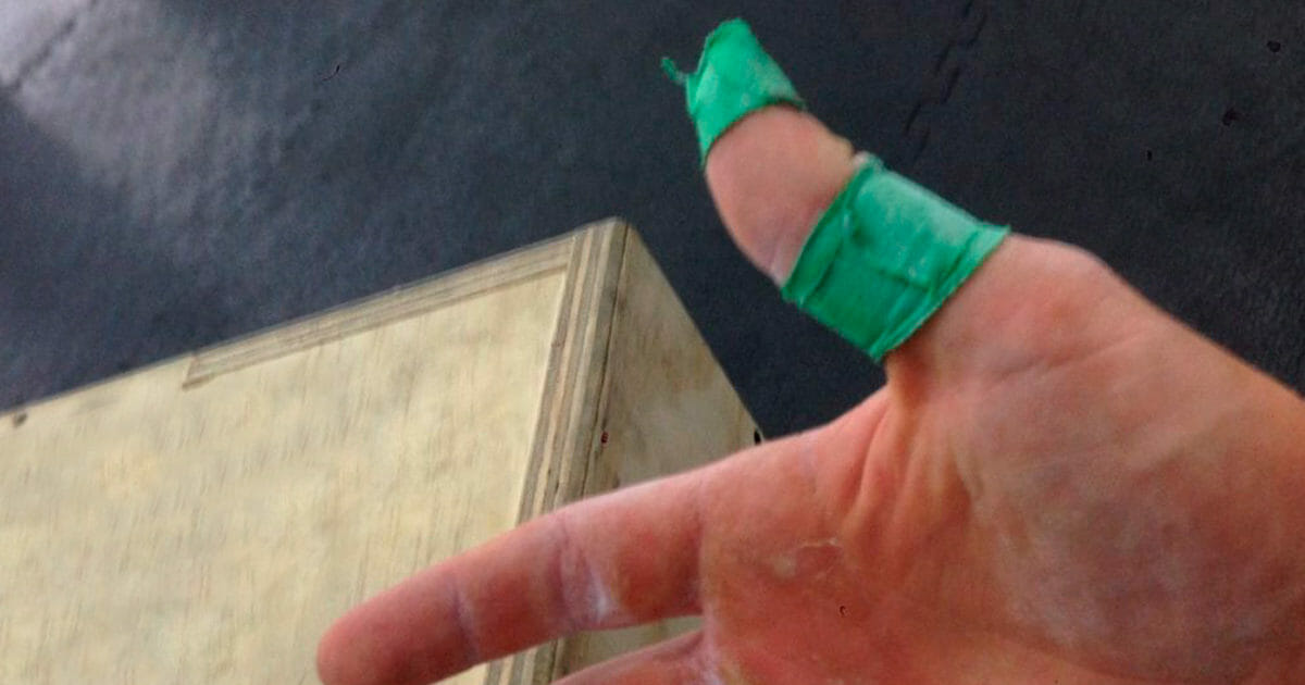 Daumen tapen für CrossFit & Gewichtheben
