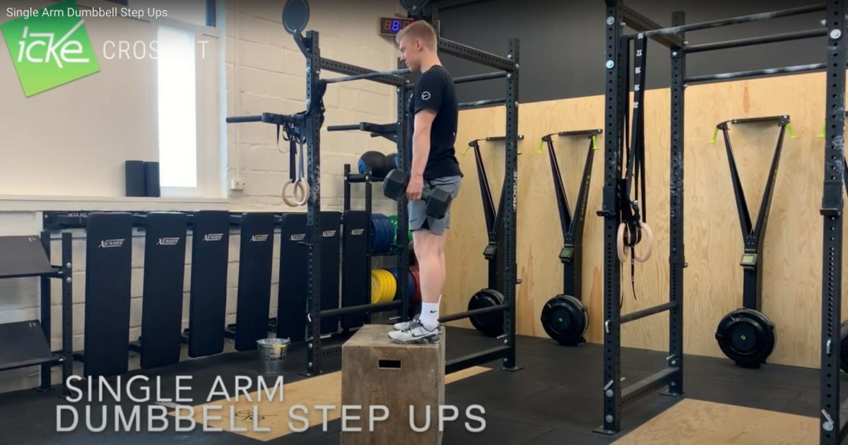 Single Arm Dumbbell Step-Up - Technikvideo - CrossFit Berlin bei Icke